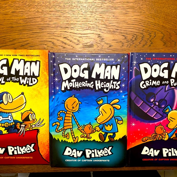Other | Dogman Books By Dav Pilkey Gently Used Selling Together | Poshmark